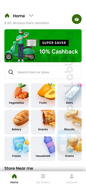 6 App Template| Multi Vendor Grocery Delivery | On-Demand Supermarket | Flutter | DeliGroc by ...
